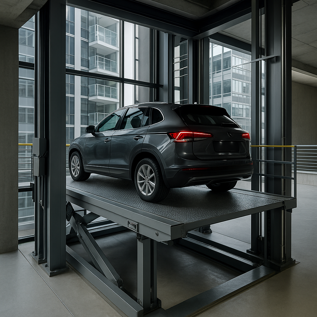 Cómo elegir el mejor elevador para autos en estacionamientos verticales - SERRETECNO Elevadores